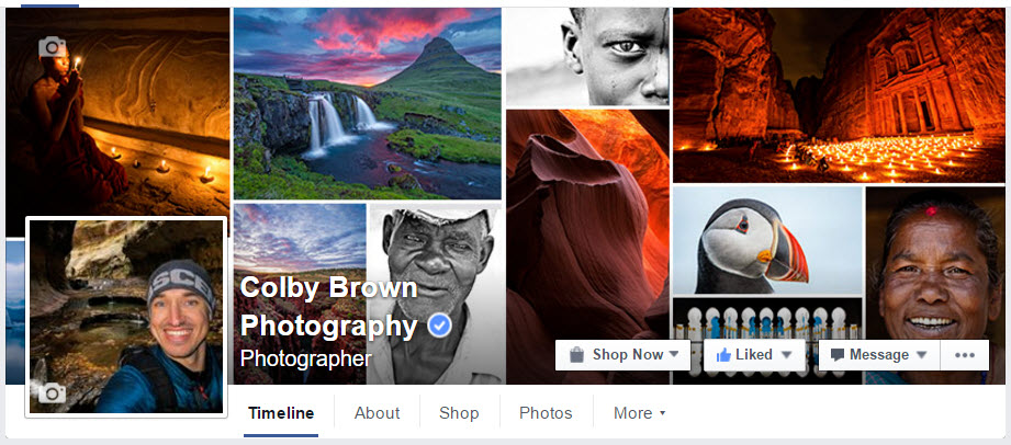 CB Facebook Page – Colby Brown Photography