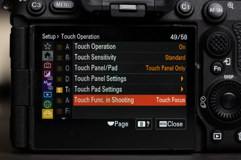 Sony-a7rV-Setup-Guide-Touch-Focus-Tracking – Colby Brown Photography